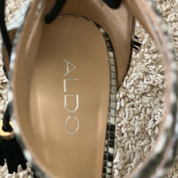 Aldo | Shoes | Snakeskin Strappy Aldo Heels | Poshmark
